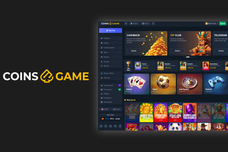 Coins Game Casino Review 2026: No Deposit Bonus & 100 Free Spins!