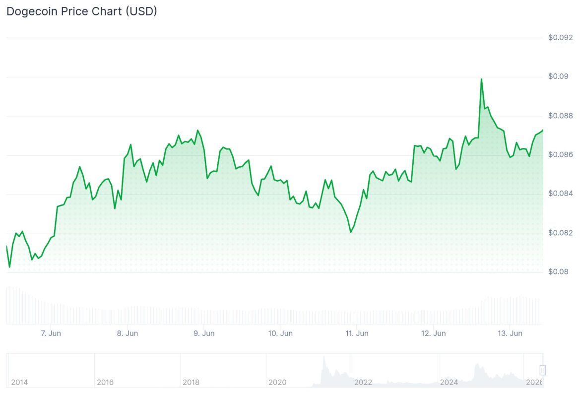 Dogecoin (DOGE) Price Surges 8% as SpaceX IPO Makes Elon Musk World's ...